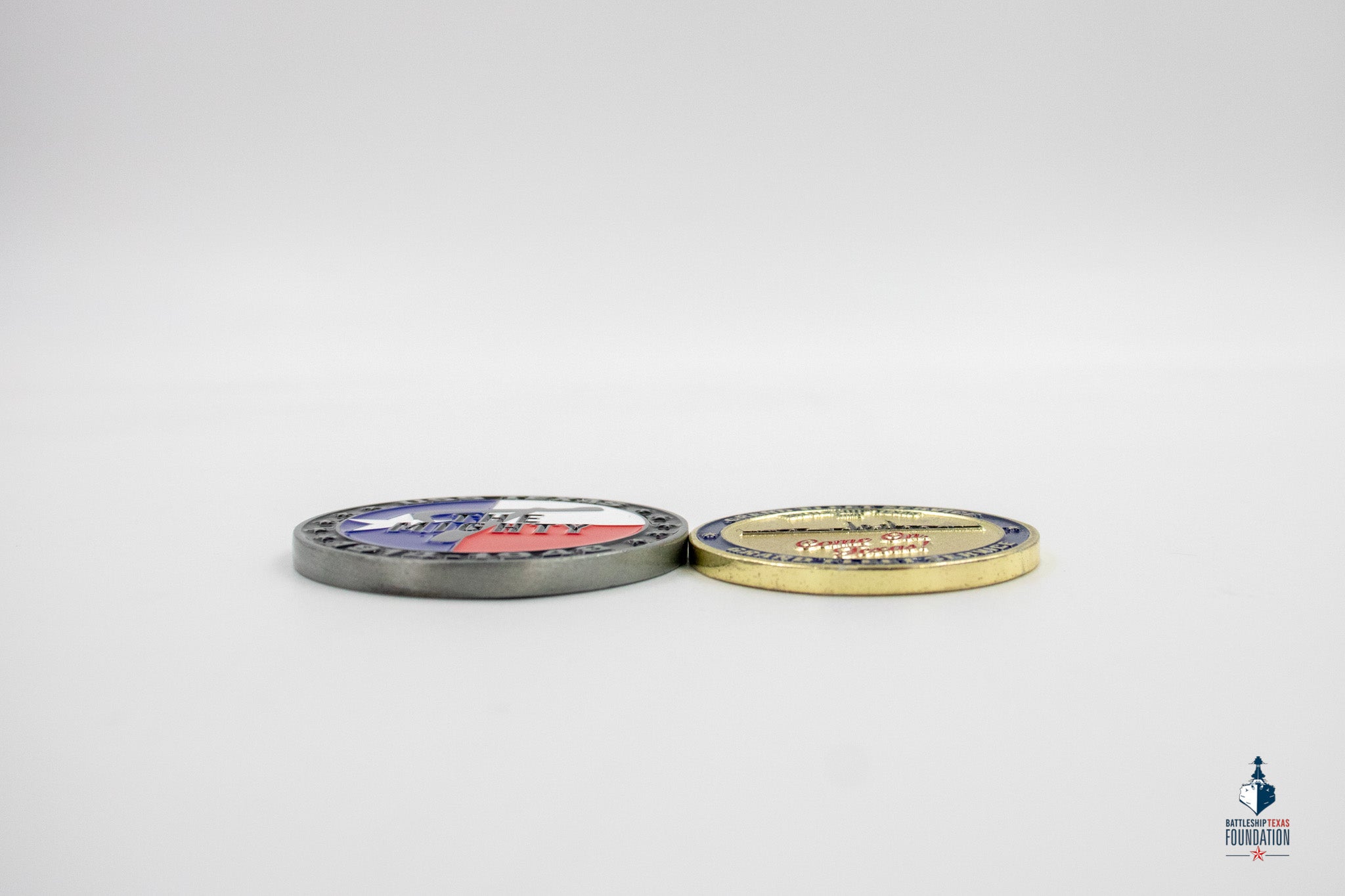 Mighty 'T' Challenge Coin – Battleship Texas Foundation