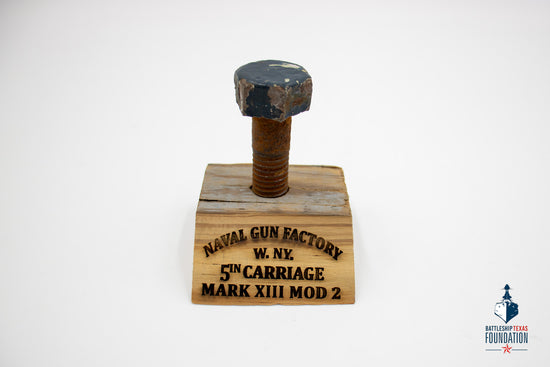 5”/51 Cal. Gun Bolt Stand – Battleship Texas Foundation