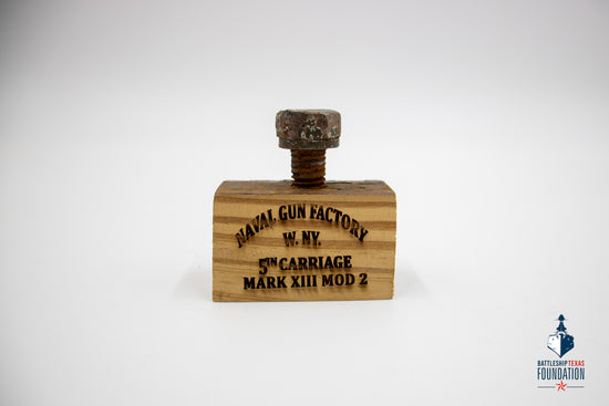 5”/51 Cal. Gun Bolt Stand – Battleship Texas Foundation